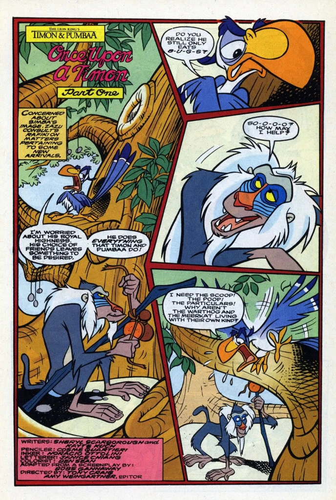 Once Upon a Timon (comic) | The Lion King Wiki | Fandom