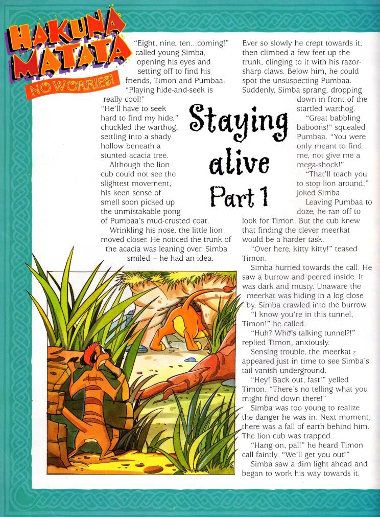 Staying Alive | The Lion King Wiki | Fandom