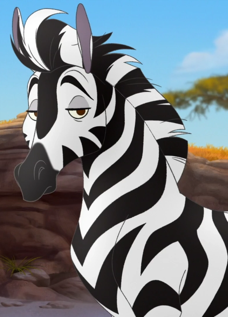 Being Friends Lion And Zebra