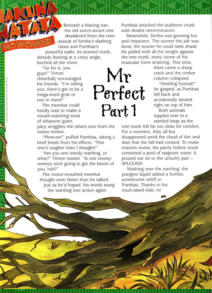 Mr. Perfect | The Lion King Wiki | Fandom