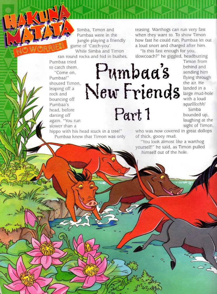 Pumbaa's New Friends | The Lion King Wiki | Fandom