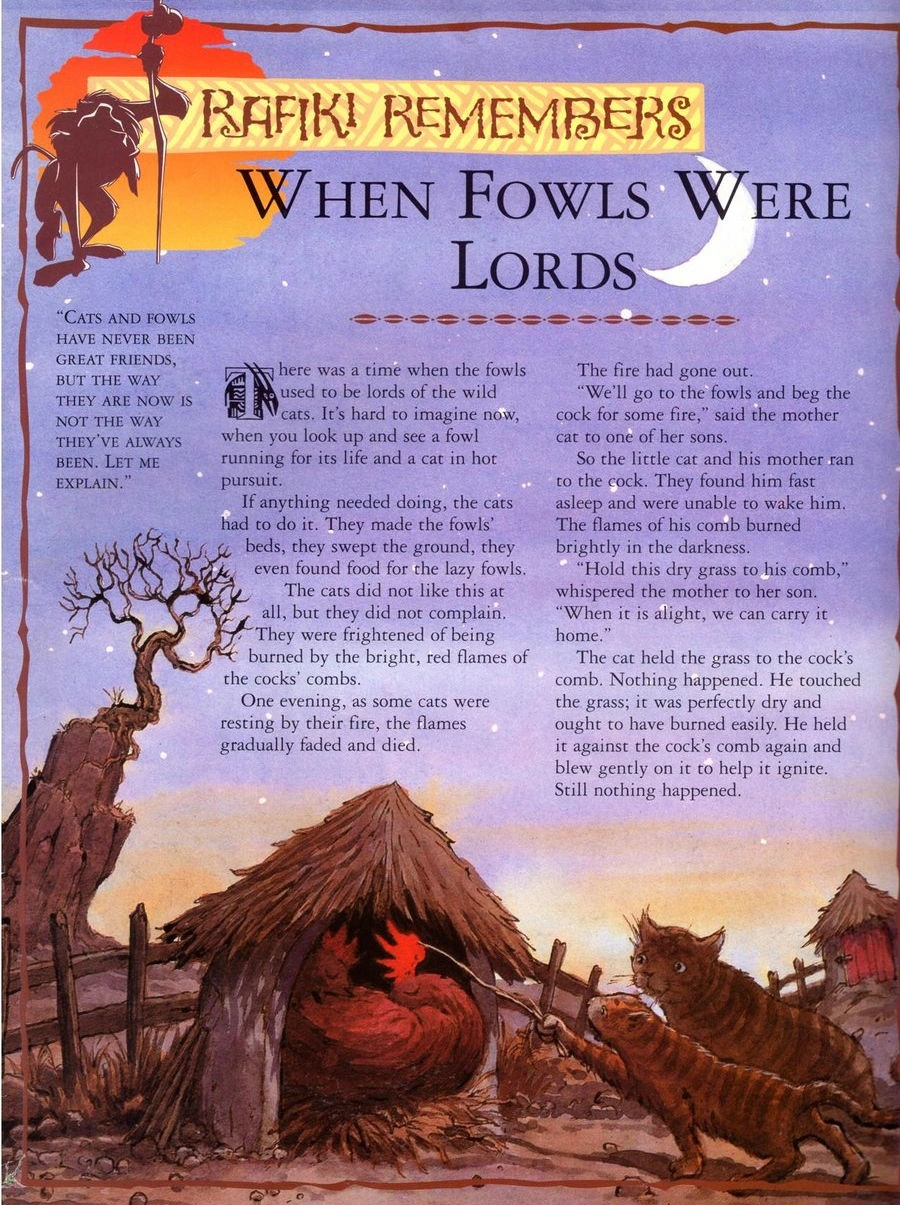 When Fowls Were Lords | The Lion King Wiki | Fandom