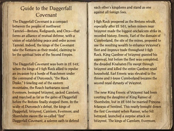 Guide to the Daggerfall Covenant | Liora's library Wiki | Fandom