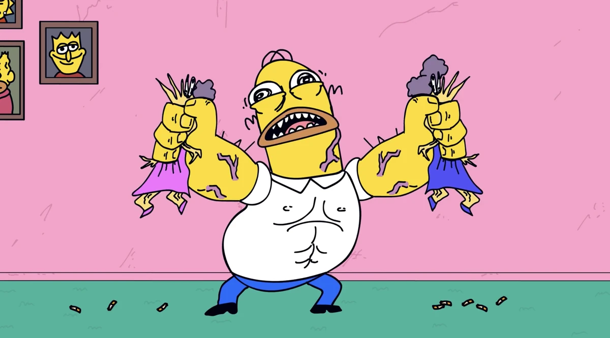 Homer Strangles Patty and Selma | List of Deaths Wiki | Fandom
