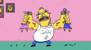 Homer Strangles Patty and Selma | List of Deaths Wiki | Fandom