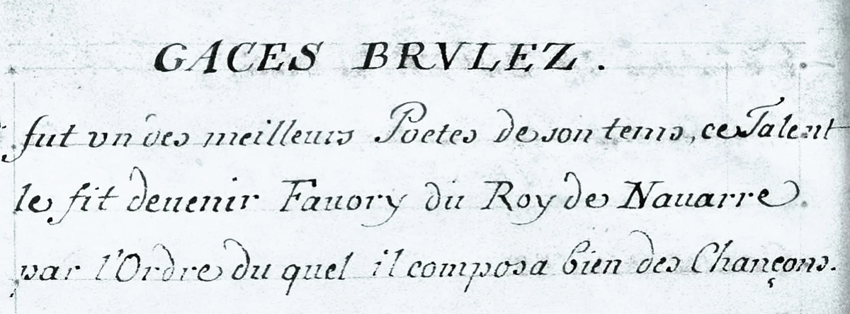Gace Brulé | Wiki Littérature | Fandom
