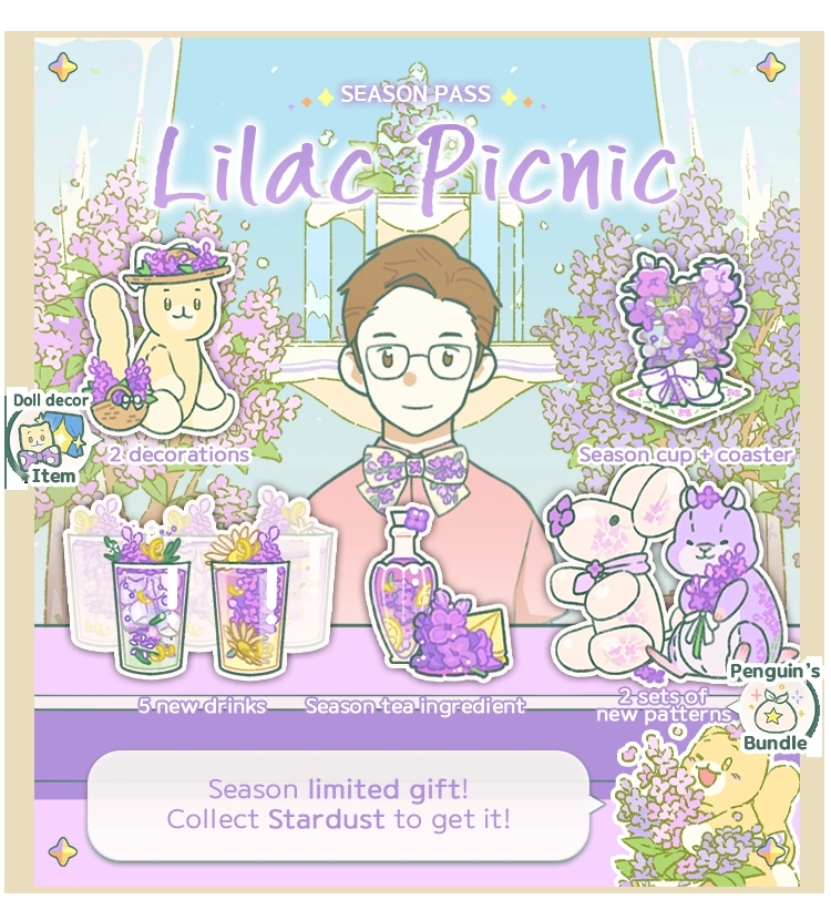Season Pass/Lilac Picnic | Little Corner Tea House Wiki | Fandom