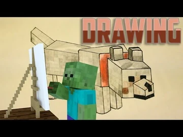 how to draw minecraft monsters