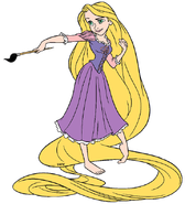Rapunzel In Her Human Form Outfits | Little Mermaid Parodies Wiki | Fandom