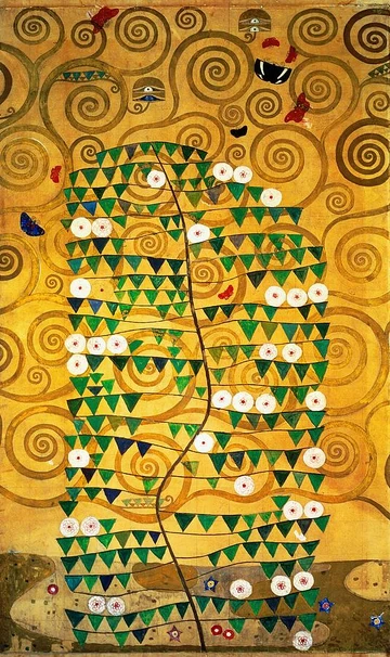 Gustav Klimt Tree Of Life Analysis