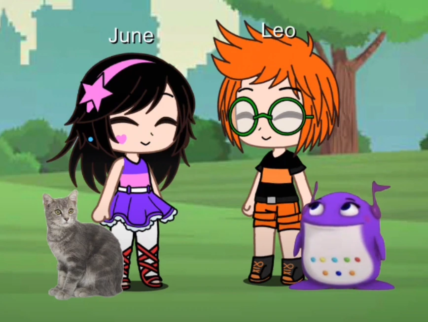 Leo and June with their Pets | Little Einsteins Wiki | Fandom