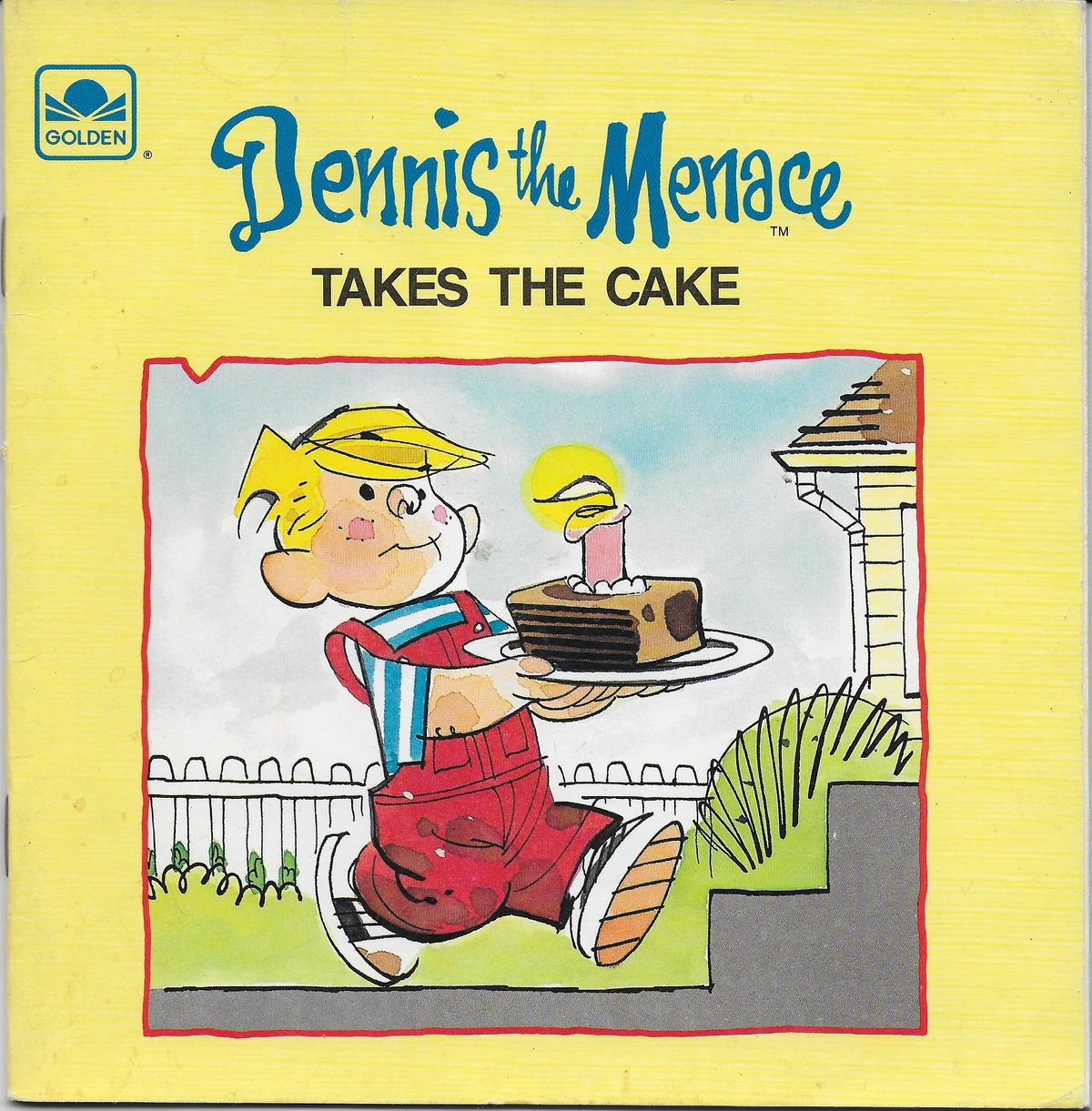 Dennis the Menace Takes The Cake | Little Golden Books Wiki | Fandom
