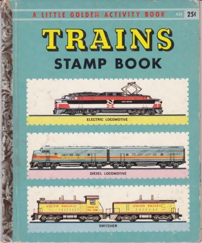 Trains Stamp Book | Little Golden Books Wiki | Fandom