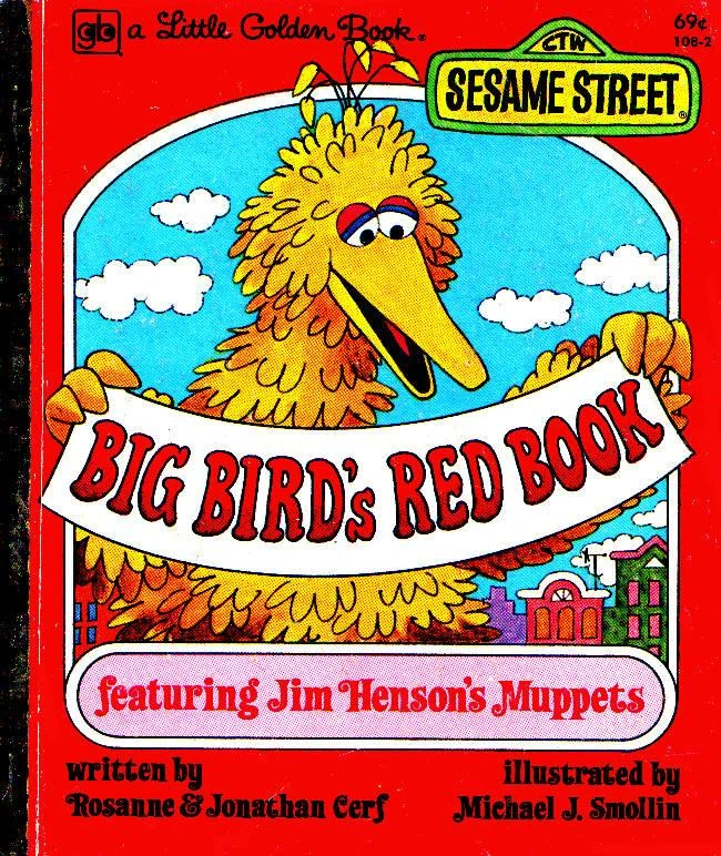 Big Bird's Red Book | Little Golden Books Wiki | Fandom
