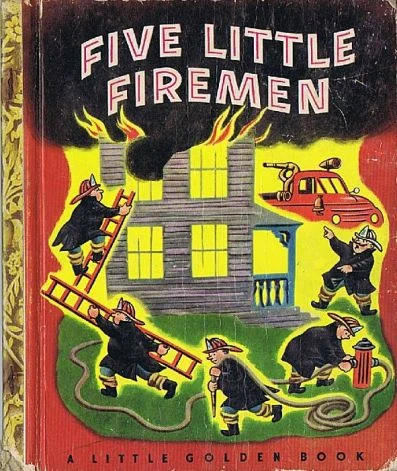 Five Little Firemen | Little Golden Books Wiki | Fandom