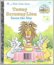 Tawny Scrawny Lion Saves the Day | Little Golden Books Wiki | Fandom