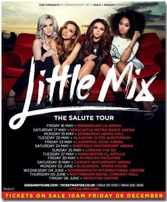 Salute Tour | Little Mix Wiki | Fandom