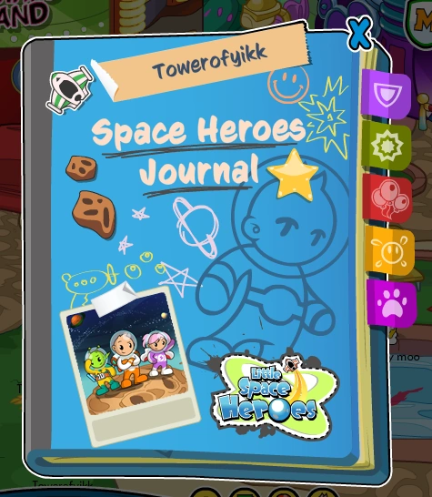 Space Heroes Journal | Little Space Heroes Wiki | Fandom