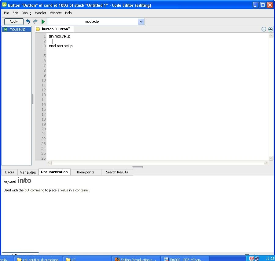 Code editor | Livecode Wiki | Fandom