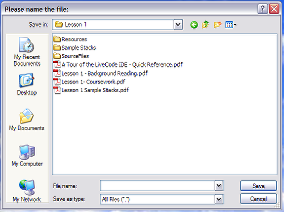 Answer File Livecode Wiki Fandom