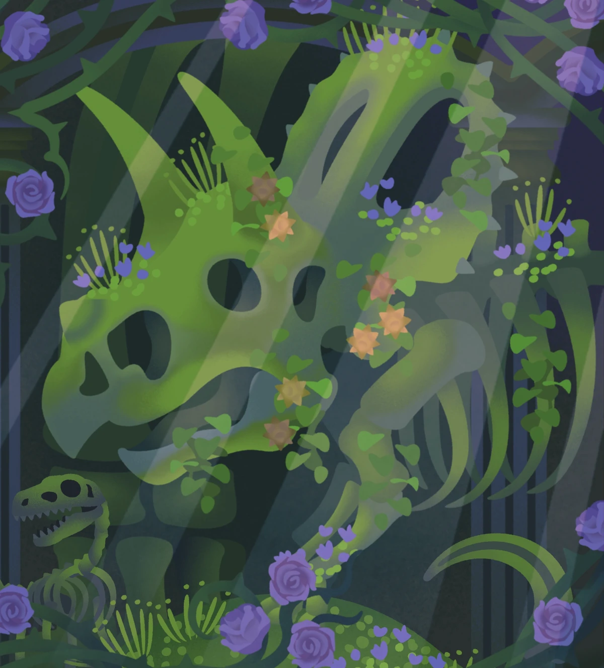 Ceratopsian Skeleton Model Tree | Livly Island (New Edition) Wiki | Fandom