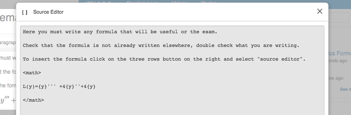 Mathematical Economics Formulas | LMEC Wiki | Fandom