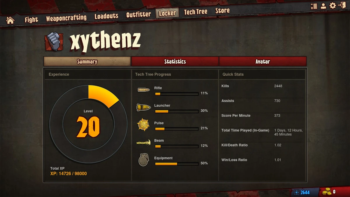 Locker | Loadout Wiki | Fandom