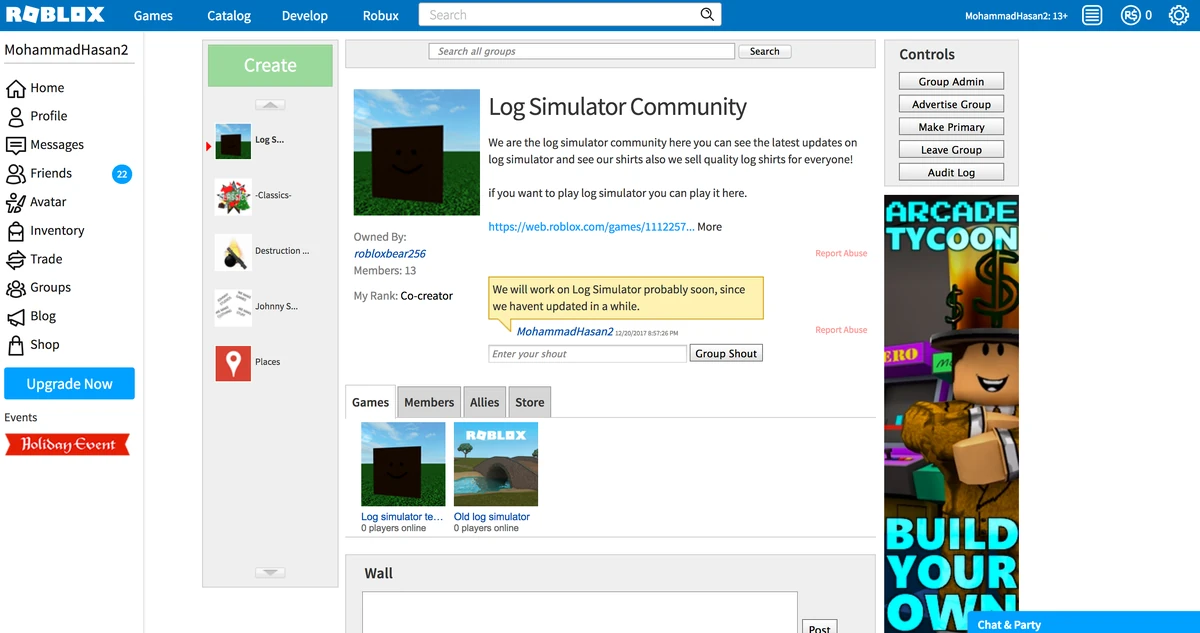 Log Simulator Group | Log Simulator Wiki | Fandom