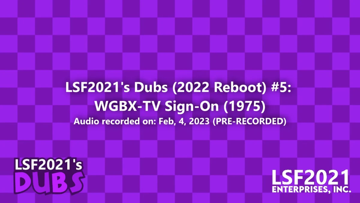 WGBX-TV Sign-On (1975) (LSF2021's Dubs, 2023) | LogicSmashFan2020 Wiki ...