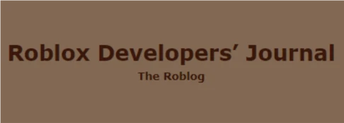 Roblox Blog | Logo Timeline Wiki | Fandom