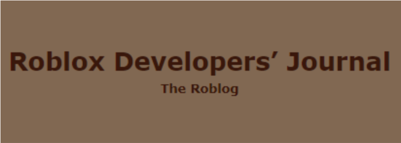Roblox Blog | Logo Timeline Wiki | Fandom
