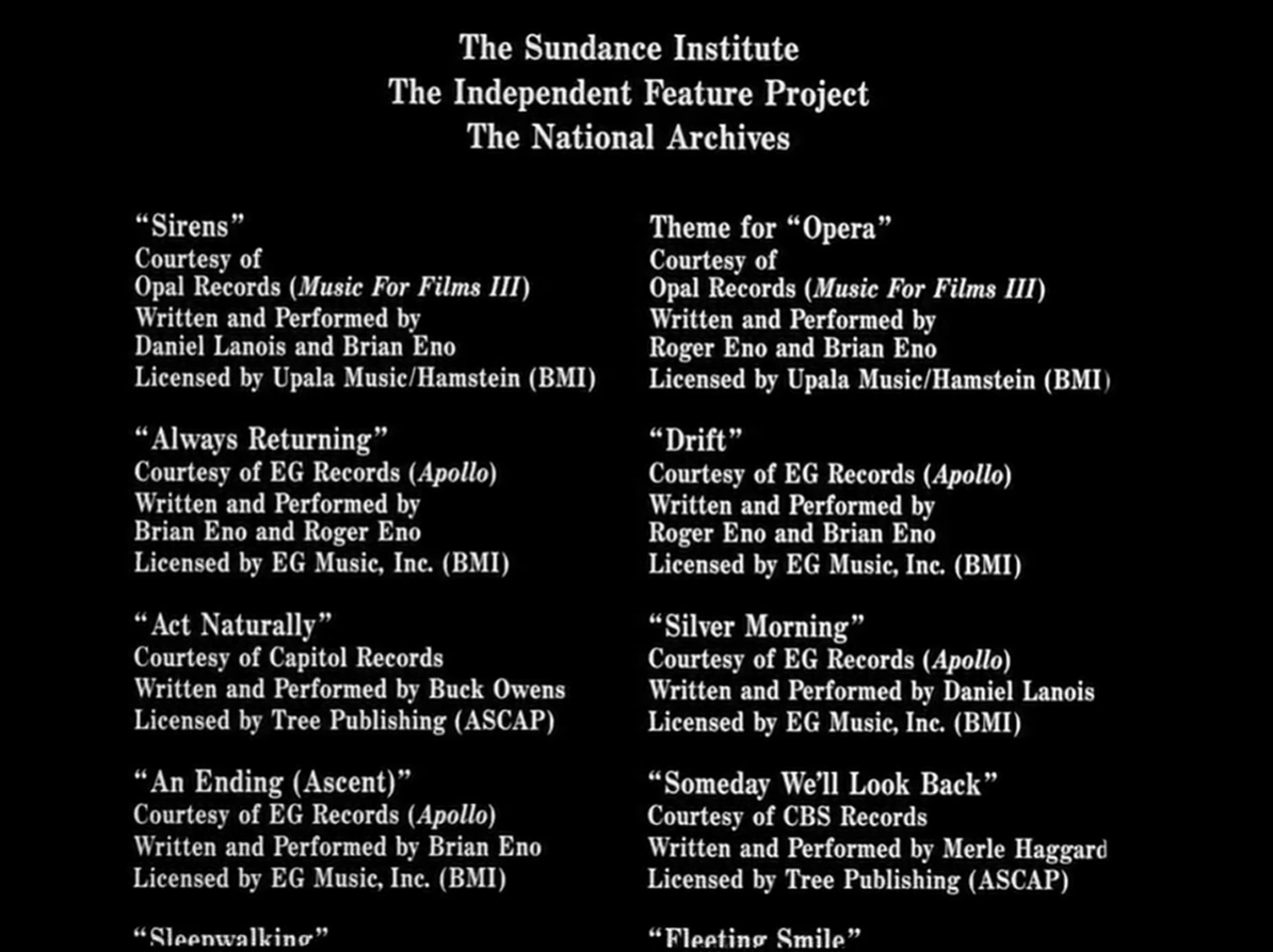 Sundance Institute/In-Credit Text Variants | Logo Timeline Wiki | Fandom