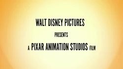 Walt Disney Pictures Presents A Pixar Animation Studios Film
