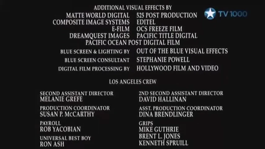 Movie Crew Credits For