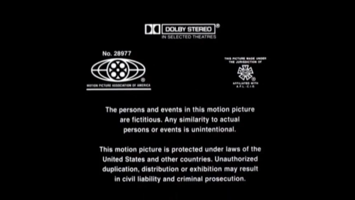 Motion Picture Association/Credits Variants (1989-2007) | Logo Timeline ...