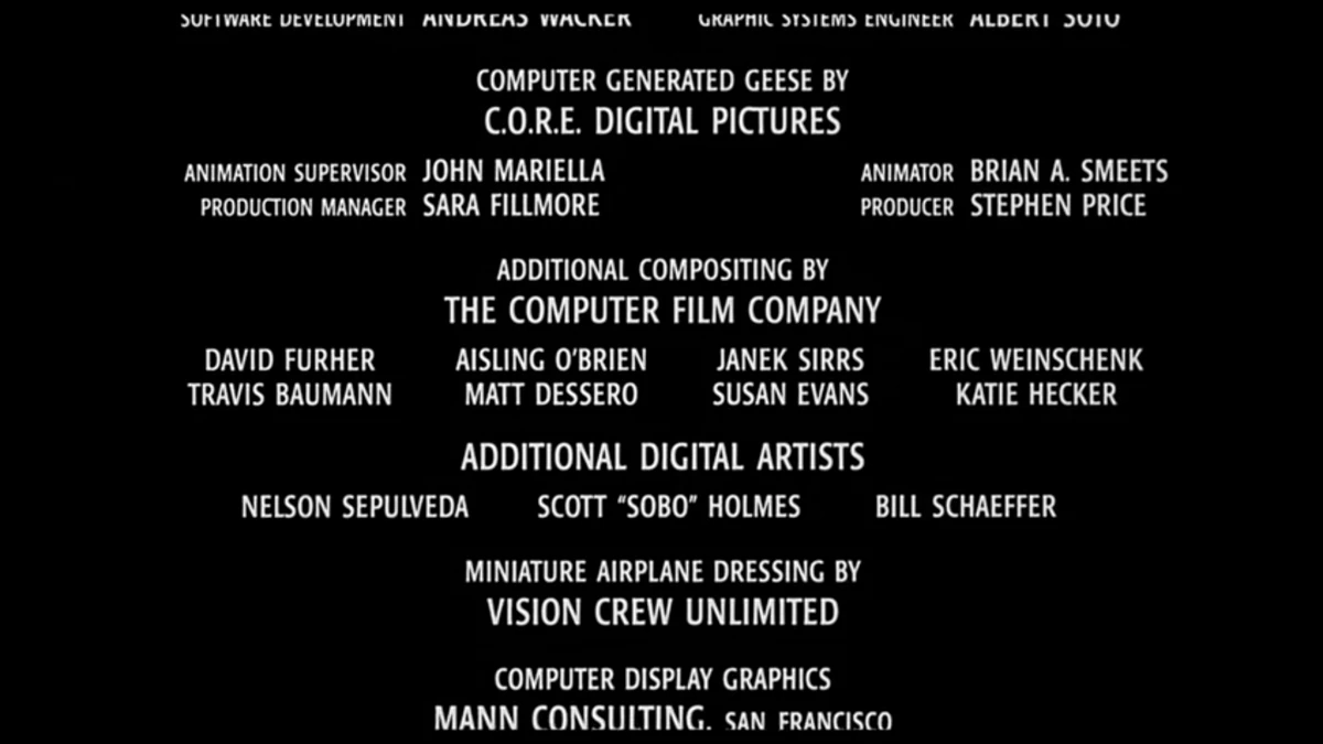 C.O.R.E. Digital Pictures (Canada)/In-Credit Text Variants | Logo Timeline Wiki | Fandom