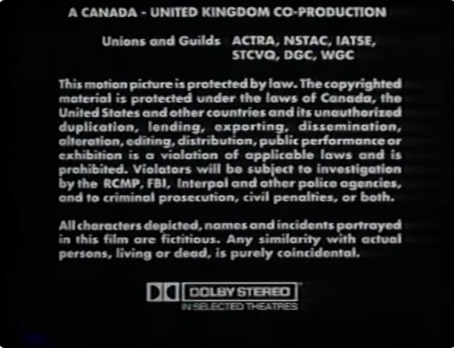 Directors Guild of Canada/In-Credit Text Variants | Logo Timeline Wiki ...