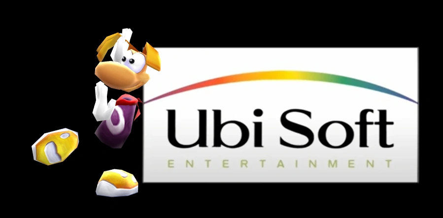 Logotipo De Ubisoft Png Logo De Ubisoft Y Cartel Sobre La Entrada A La