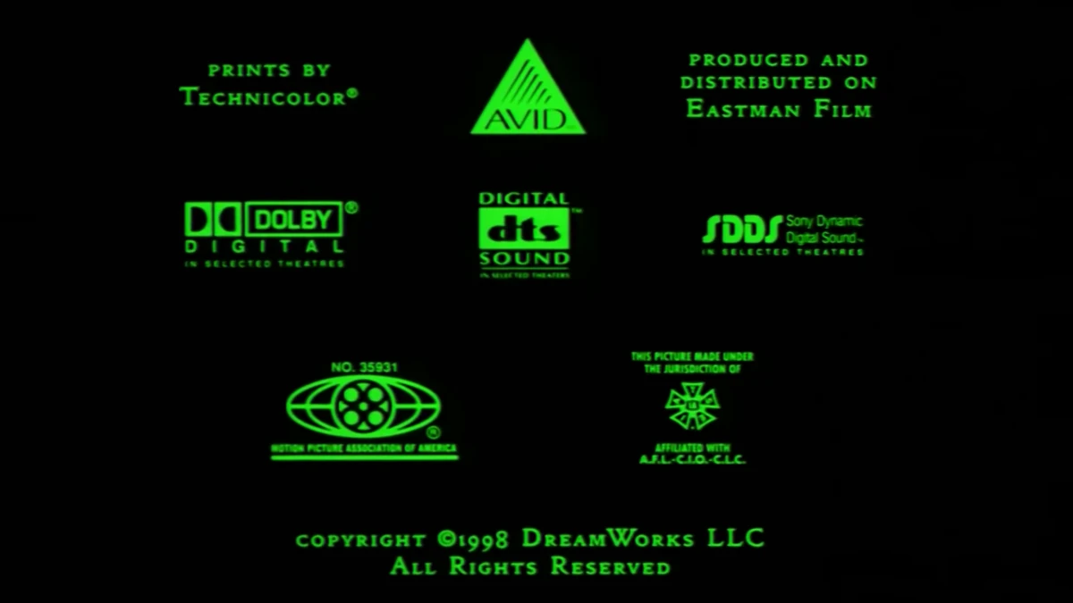 DreamWorks/In-Credit Text Variants | Logo Timeline Wiki | Fandom