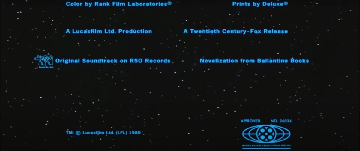Lucasfilm/In-Credit Text Variants | Logo Timeline Wiki | Fandom