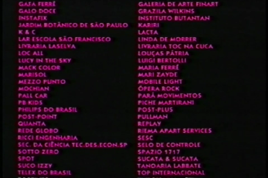 Rede Globo/In-Credit Text Variants | Logo Timeline Wiki | Fandom