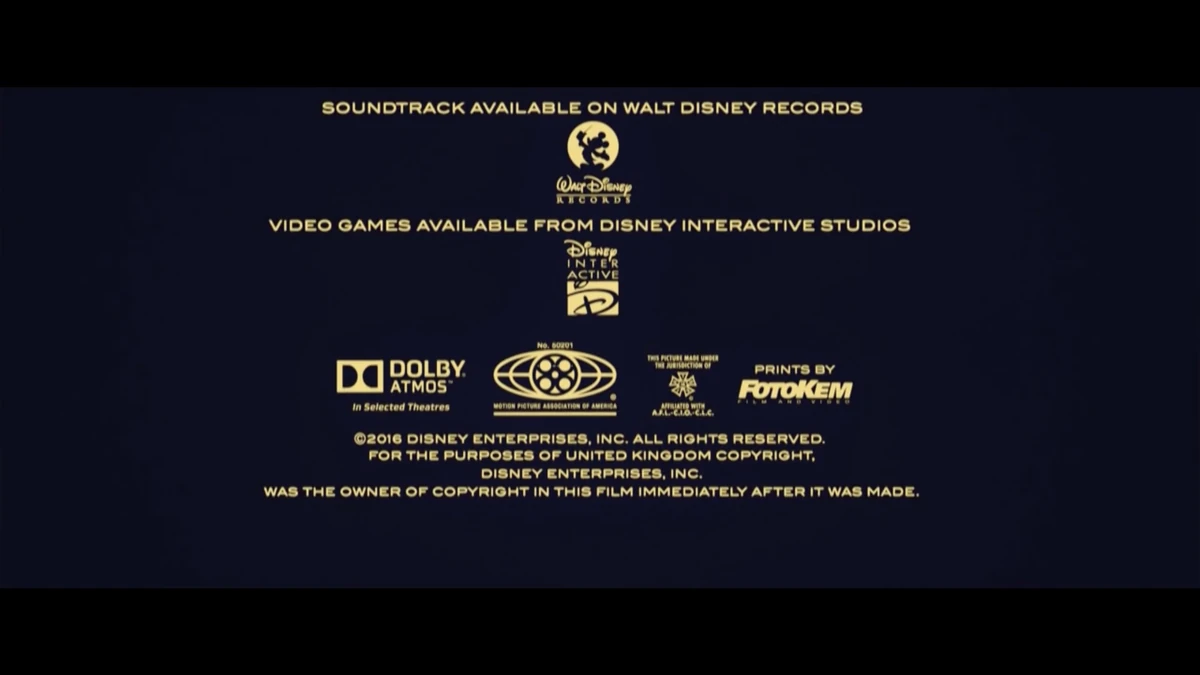 Disney Interactive Studios/In-Credits Text Variants | Logo Timeline ...