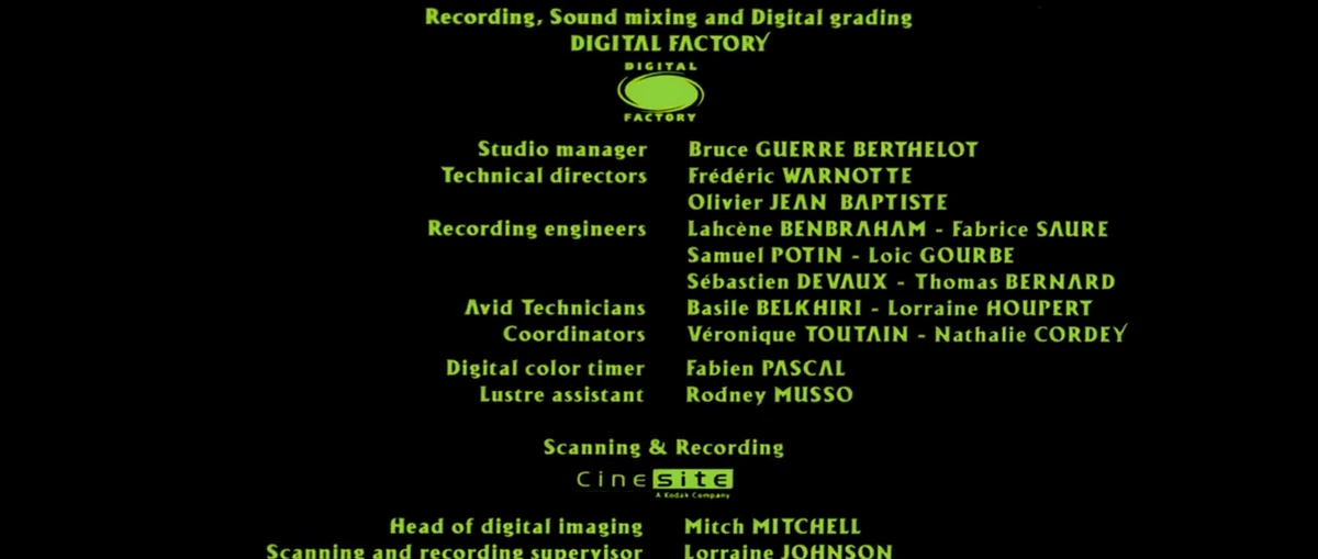 CineSite/Credits Variants | Logo Timeline Wiki | Fandom