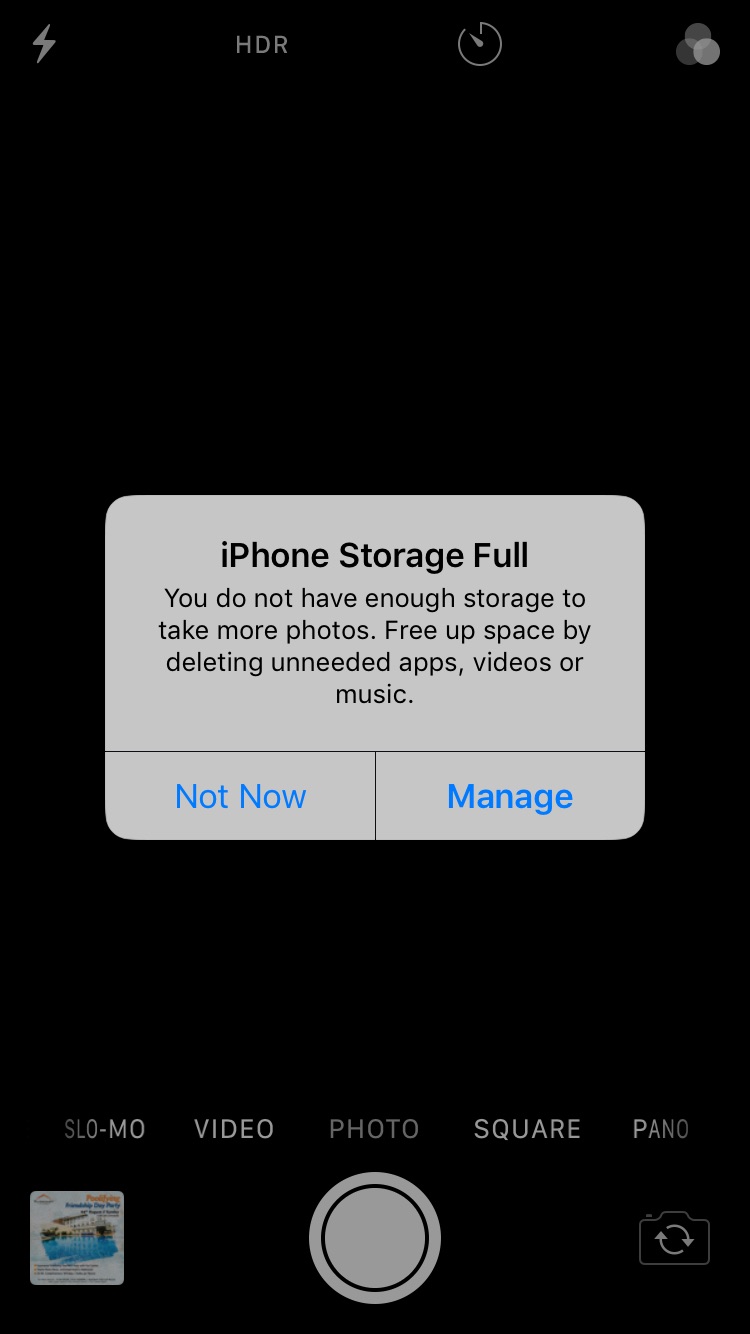 IPhone Storage Full | Logo Timeline Wiki | Fandom