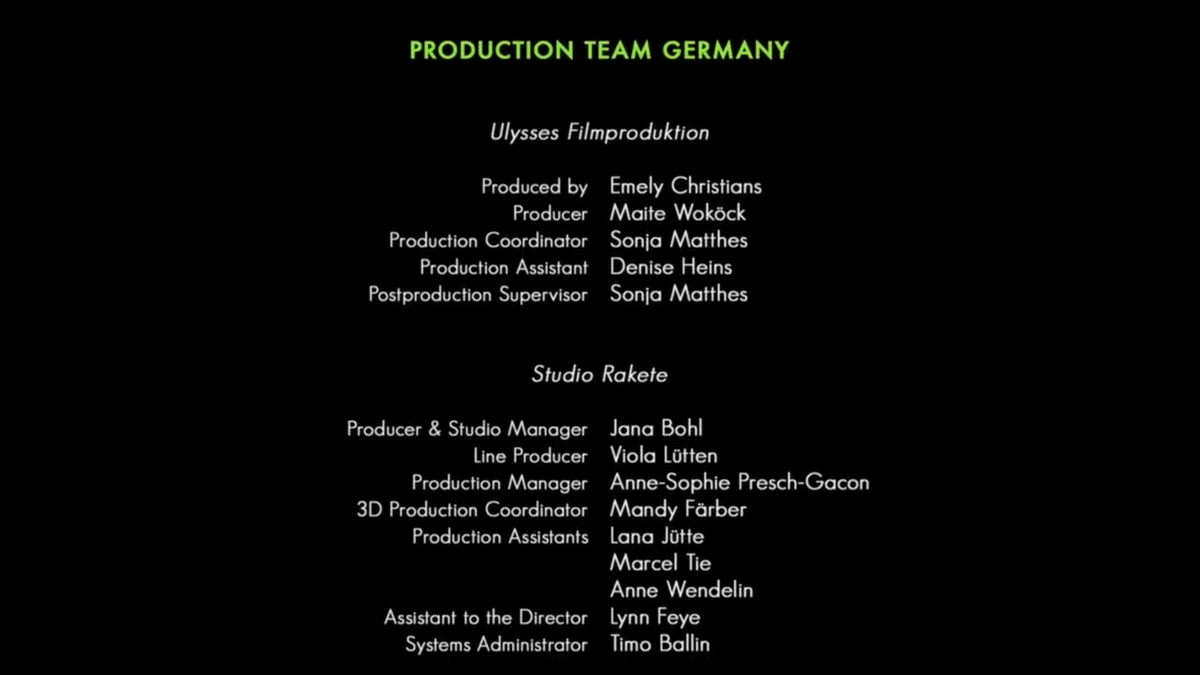 Studio Rakete GmbH/In-Credit Text Variants | Logo Timeline Wiki | Fandom