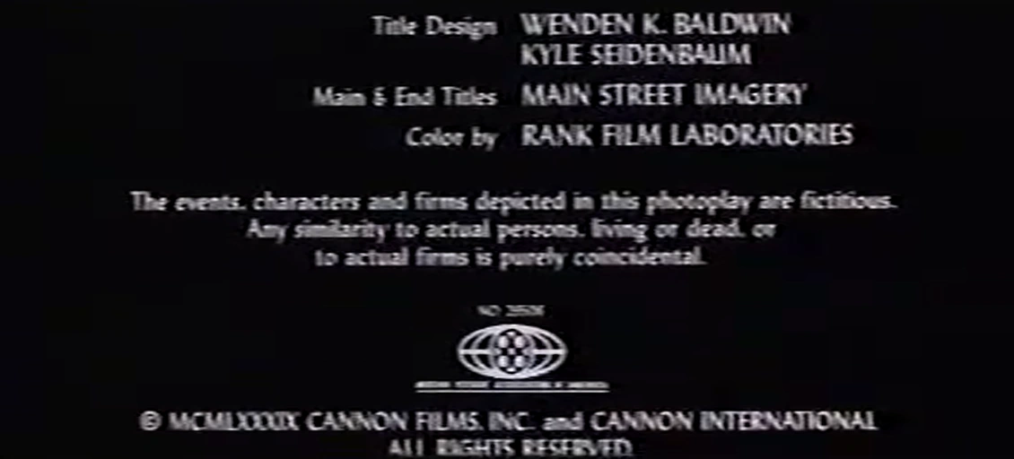 Motion Picture Association of America/Credits Variants (1989) | Logo ...