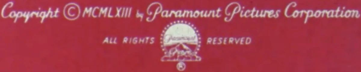 Paramount Cartoon Copyright Text(1960's) | Logo Timeline Wiki | Fandom