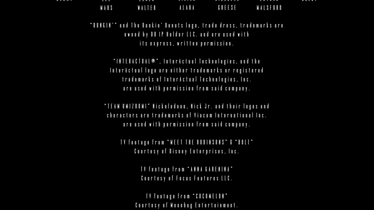 Focus Features/In-Credit Text Variants | Logo Timeline Wiki | Fandom