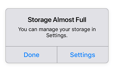 Storage Almost Full | Logo Timeline Wiki | Fandom