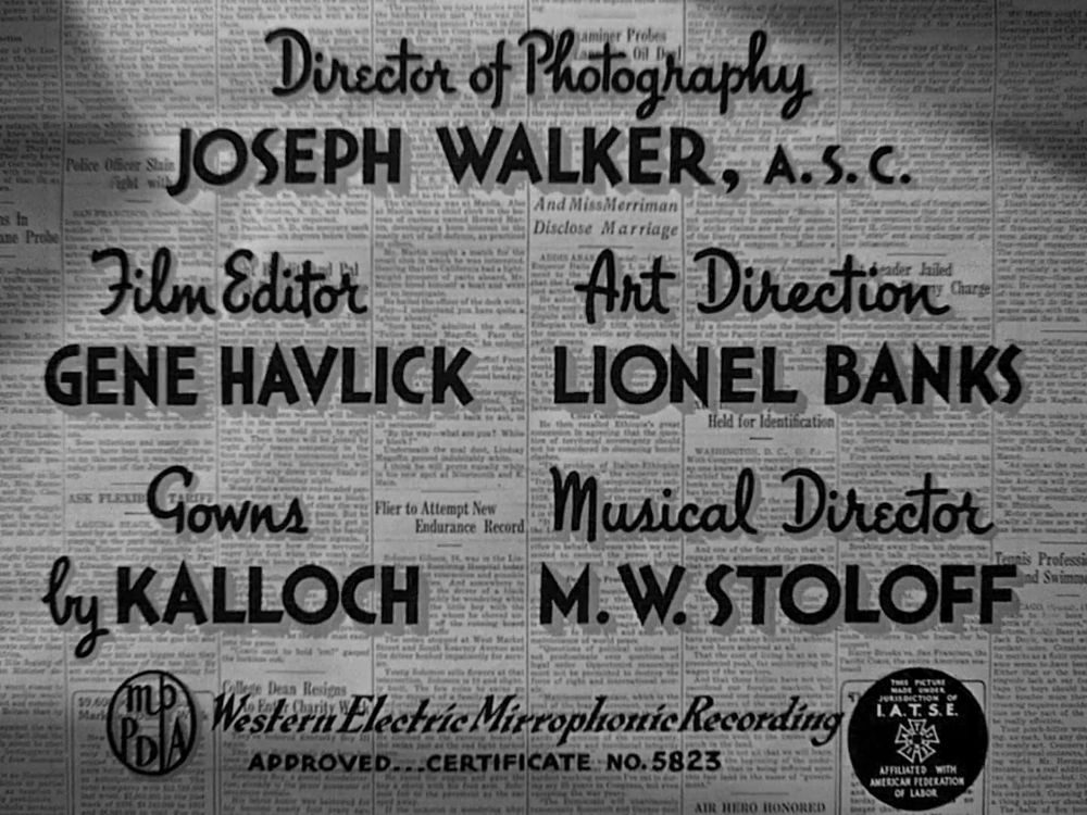 Western Electric Mirrophonic Recording/In-Credits Text Variants | Logo ...